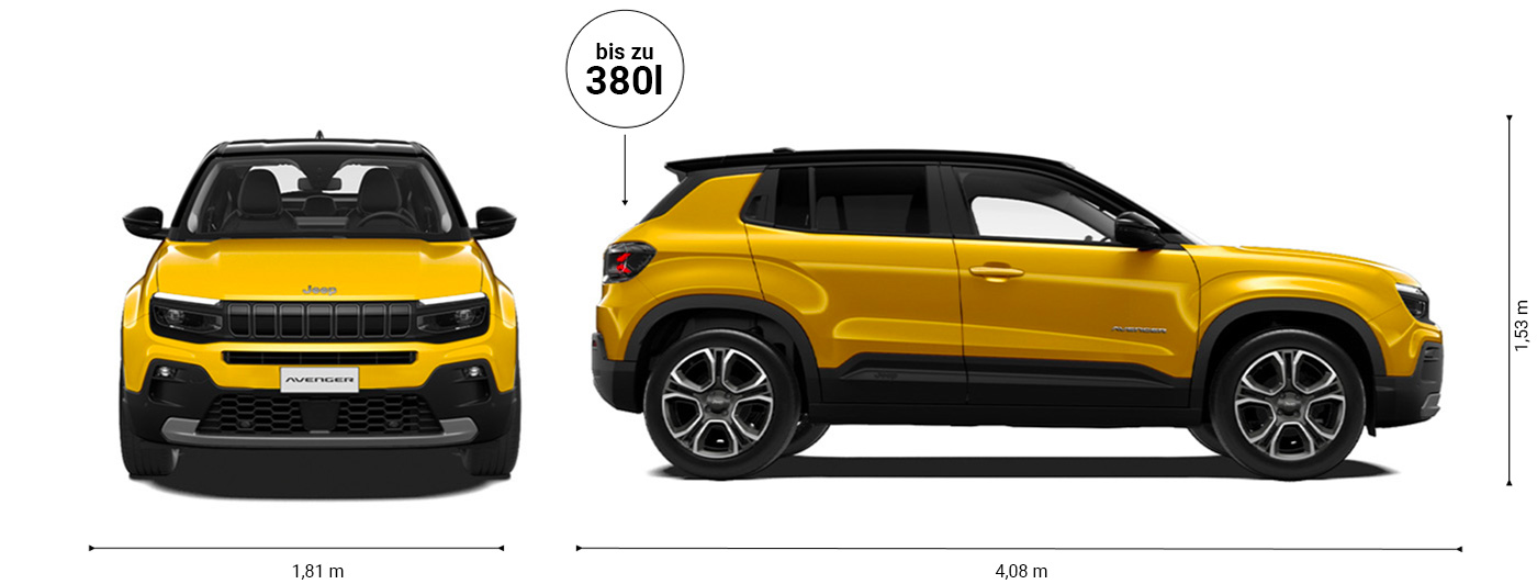 Der neue Jeep® Avenger E-Hybrid | Crossover SUV | Jeep® Schweiz